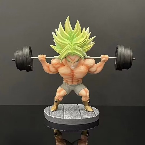 Dragon Ball Z Figure Fitness Broly Anime Action Figures Pvc Statue ...