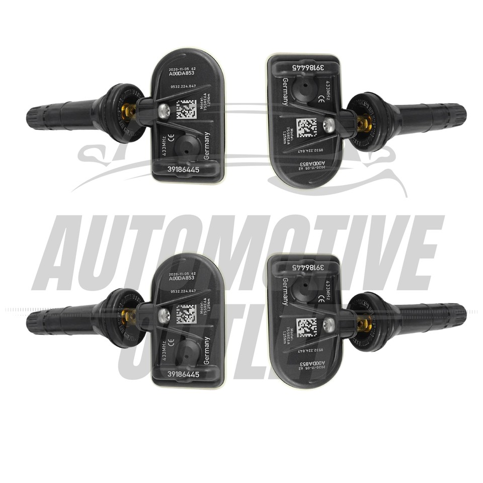 4x TYRE PRESSURE MONITORING SENSOR TPMS FOR VAUXHALL ASTRA K INSIGNIA B ...