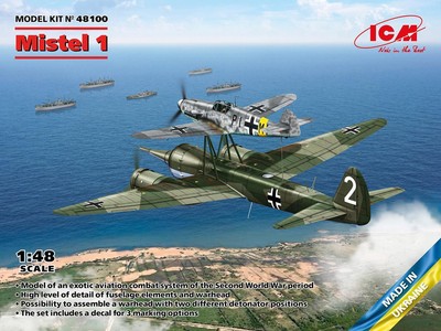 1:48 ICM KIT Mistel 1 Wwii German Composite Aircraft ICM48100 | eBay