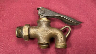 Antique Locking Spigot Valve Faucet Drum Barrel Tap Rockford | eBay