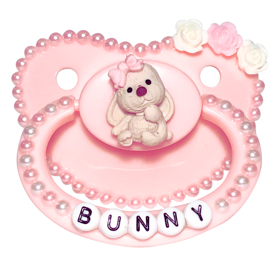 Baby Bear Pacis Adult Pacifier "Bunny" Pink Adult Paci (DDLG/ABDL) | eBay