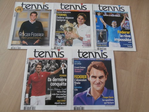 ROGER FEDERER, 5 "TENNIS MAGAZINE", COLLECTOR - CHOOSE 1 MAGAZINE (JT29 ...