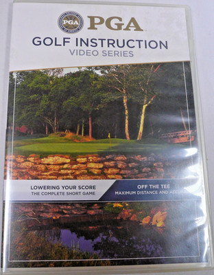 PGA Golf Instruction DVD Video Series Lowering Your Score & Off the Tee ...