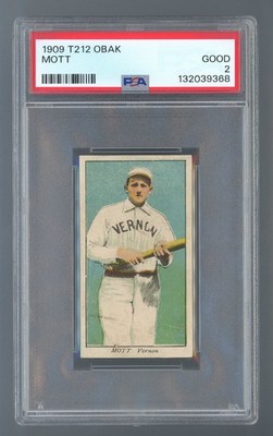 1909 T212 Obak Old English "Mott, Vernon" PSA 2 GOOD #132039366 | eBay