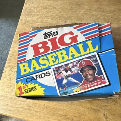 Topps Big Baseball Cards 1st Series 1st Edition MLB Baseball Box Vince ...