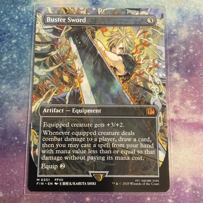 Buster Sword (REGULAR) x1 - MTG Final Fantasy FIN #351 | eBay