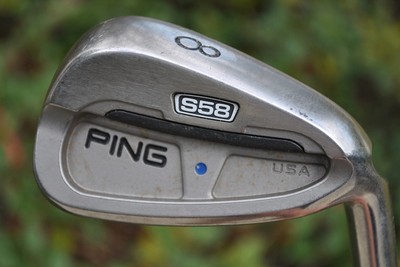 PING S58 8 IRON BLUE BLACK RED WHITE ORANGE GREEN YELLOW PURPLE SILVER ...