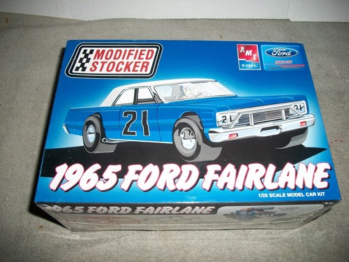 AMT/ERTL 1/25 MODIFIED STOCKER 1965 FORD FAIRLANE SEALED MODEL CAR KIT ...