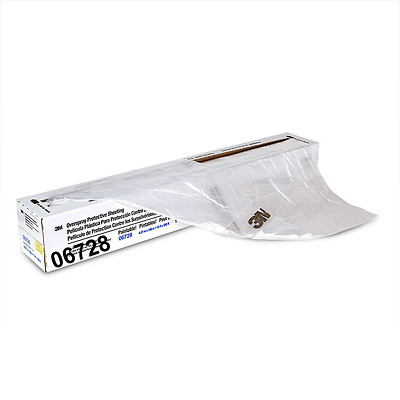 3M Overspray Plastic Masking Protective Sheeting 16 ft x 350 ft - 1 ...
