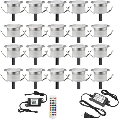 12V IP67 Φ31mm RGBW WIFI LED Step Stair Deck Soffit Lights Garden ...