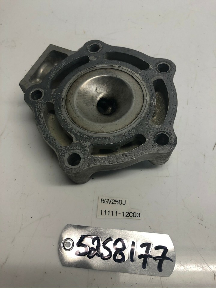 SUZUKI RGV 250 VJ21 1988 - 1989 CYLINDER HEAD GENUINE OEM LOT52 52S8177 ...