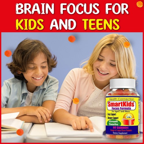 SmartKids Memory Booster+ Omega 3 Brain Supplement for Kids Brain ...