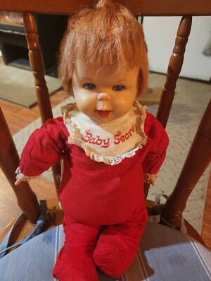 Vintage Mattel 1965 Talking Baby Secret Doll Pull String Still Talks ...