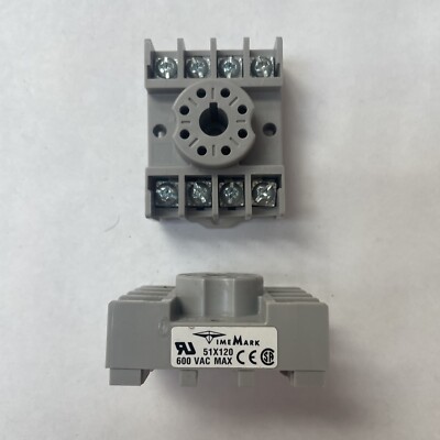 Time Mark 51X120 Relay Socket 8 Pin 600 VAC Max (QTY 2) | eBay