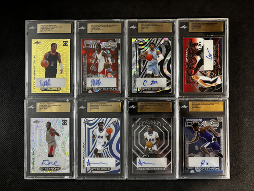 2022 Leaf Optichrome Basketball Huge 8 Card Proof 1/1 RC Rookie Auto ...