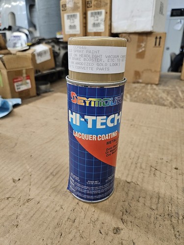 Seymour HITECH Anodized Gold Metallic Paint 16-812 Brake Booster Vacuum ...