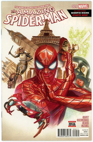 Amazing Spider-Man Comic 9 First Print Cover A Alex Ross 2016 Dan Slott ...