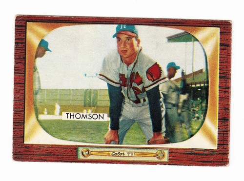 Bobby Thomson 1955 Bowman Baseball Card # 102 | eBay