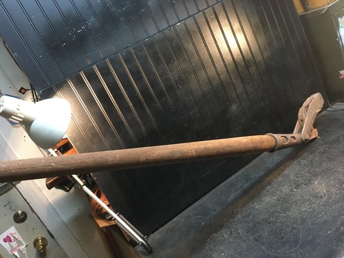 Atlas Rail Road Train Car Mover 54" Wooden Handle vtg Railroad Tool ...