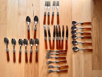 EME Inox Italy Napoleon 31 Pc 18/10 Stainless Flatware Lot | eBay