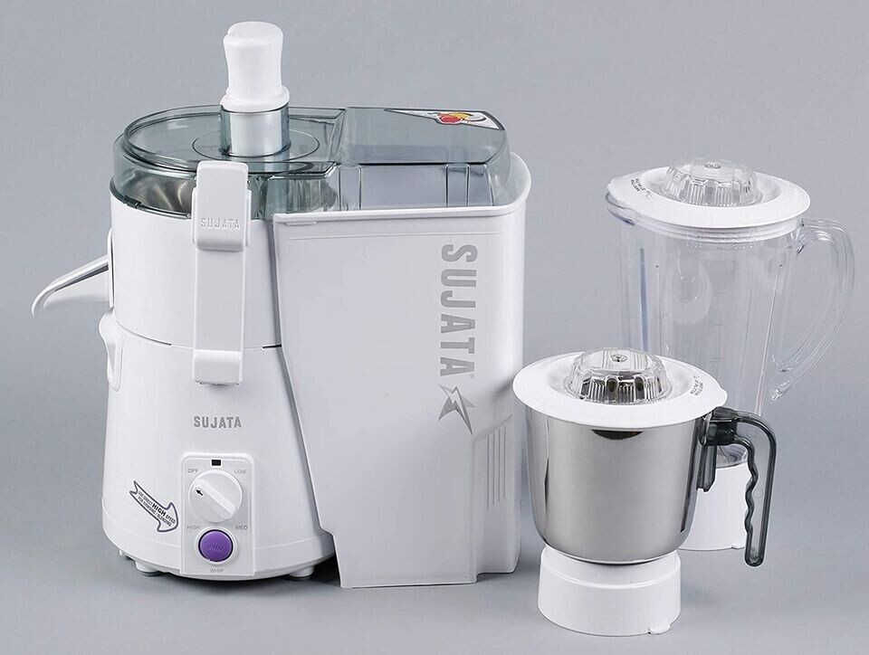 Sujata Powermatic Plus 900 W Juicer Mixer Grinder 2 Jar 240V With ...