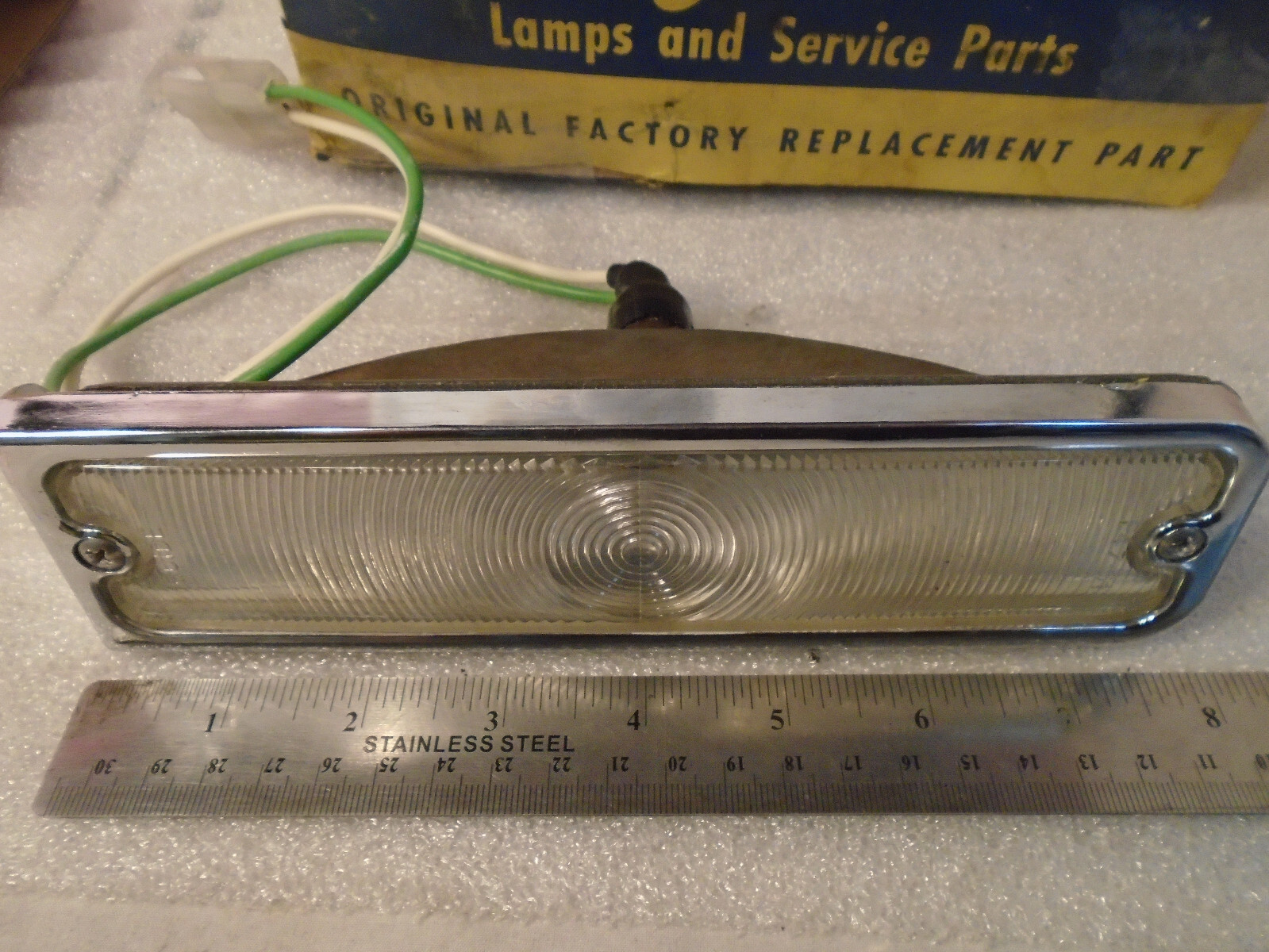 NOS 1961-62 GM Buick Guide SKYLARK Special front parking turn light ...