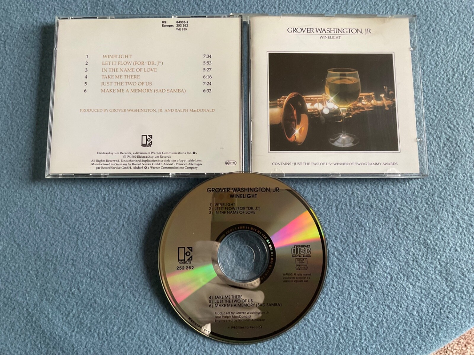 GROVER WASHINGTON JR. winelight CD germany ELEKTRA no barcode | eBay.de
