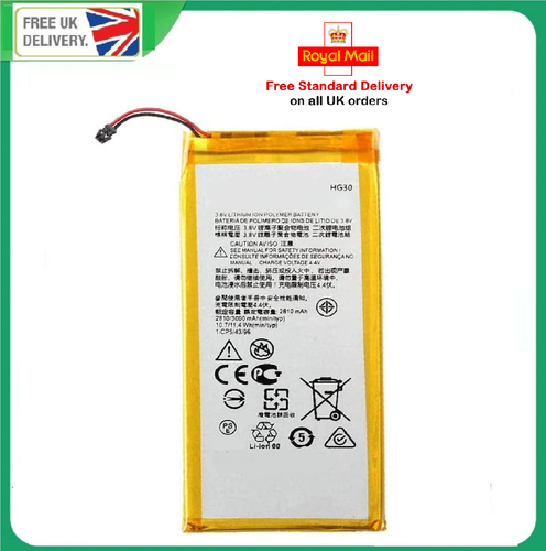 Replacement Motorola Moto G6 Battery HG30 3000mAh XT1925 XT1925-10 ...