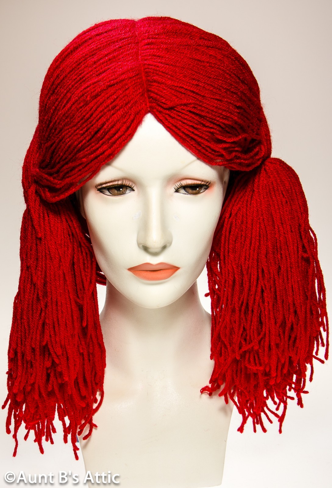 Wig Deluxe Yarn Pigtail Rag Doll / Clown Character Costume Wig OS | eBay