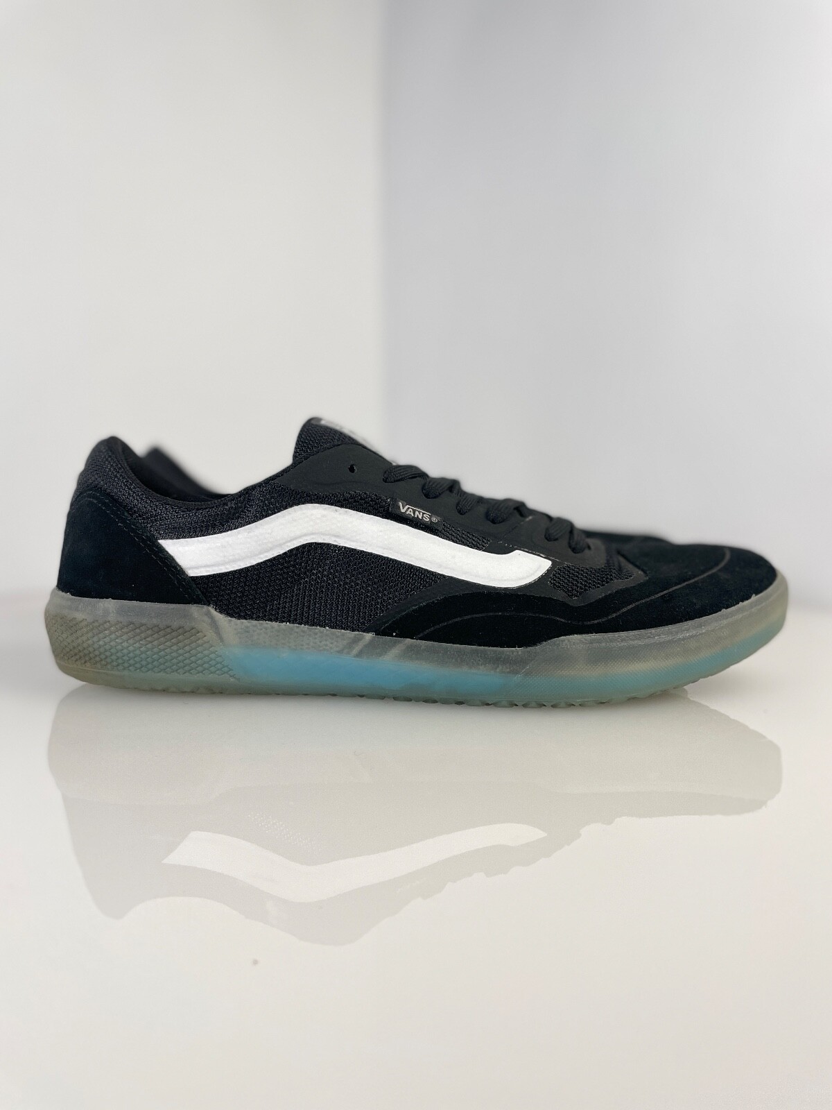 Vans Ave Pro Suede Black/White Skate Shoes Mens Size … - Gem