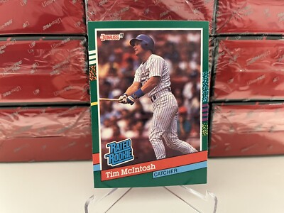 1991 MLB Donruss Tim McIntosh #414 Rated Rookie Card - Pulled From ...