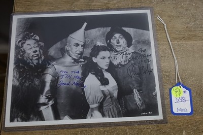 Jack Haley & Ray Bolger Wizard of Oz Signed Original B&W Photograph | eBay