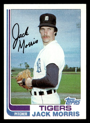 Jack Morris 1982 Topps #450 Detroit Tigers | eBay
