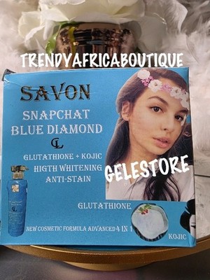 Snapchat blue Diamond Glutathione Anti Stains Soap 200gX 1.👌 💯 ...