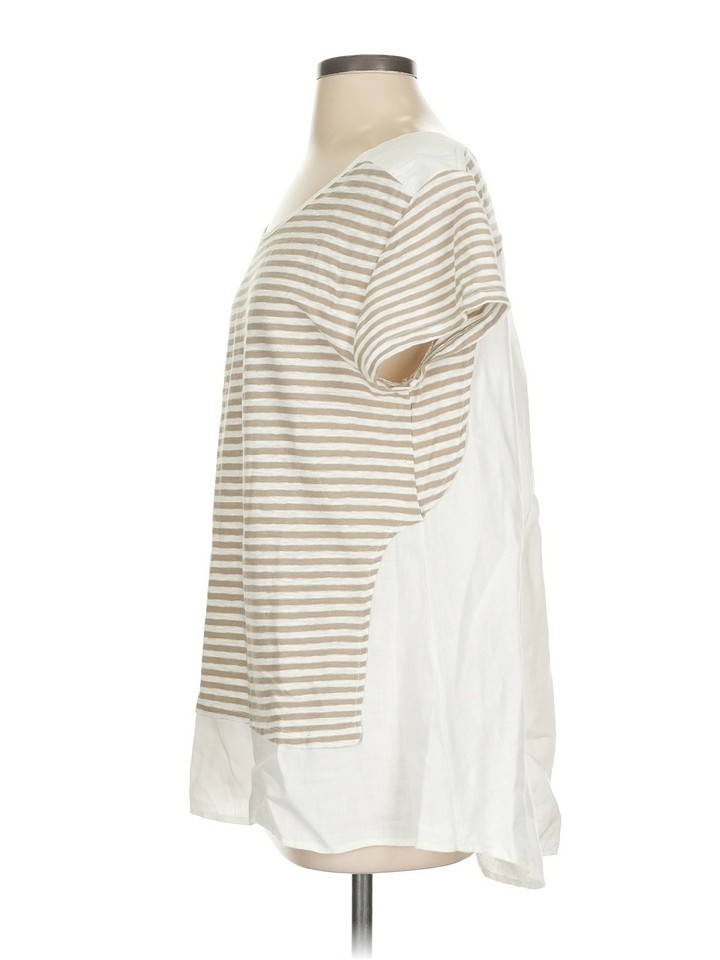 Cut.Loose Women Ivory Short Sleeve Top S | eBay