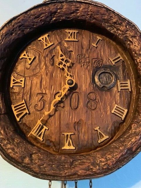 Vintage Mid Century German Barrel Clock w/chimes | eBay