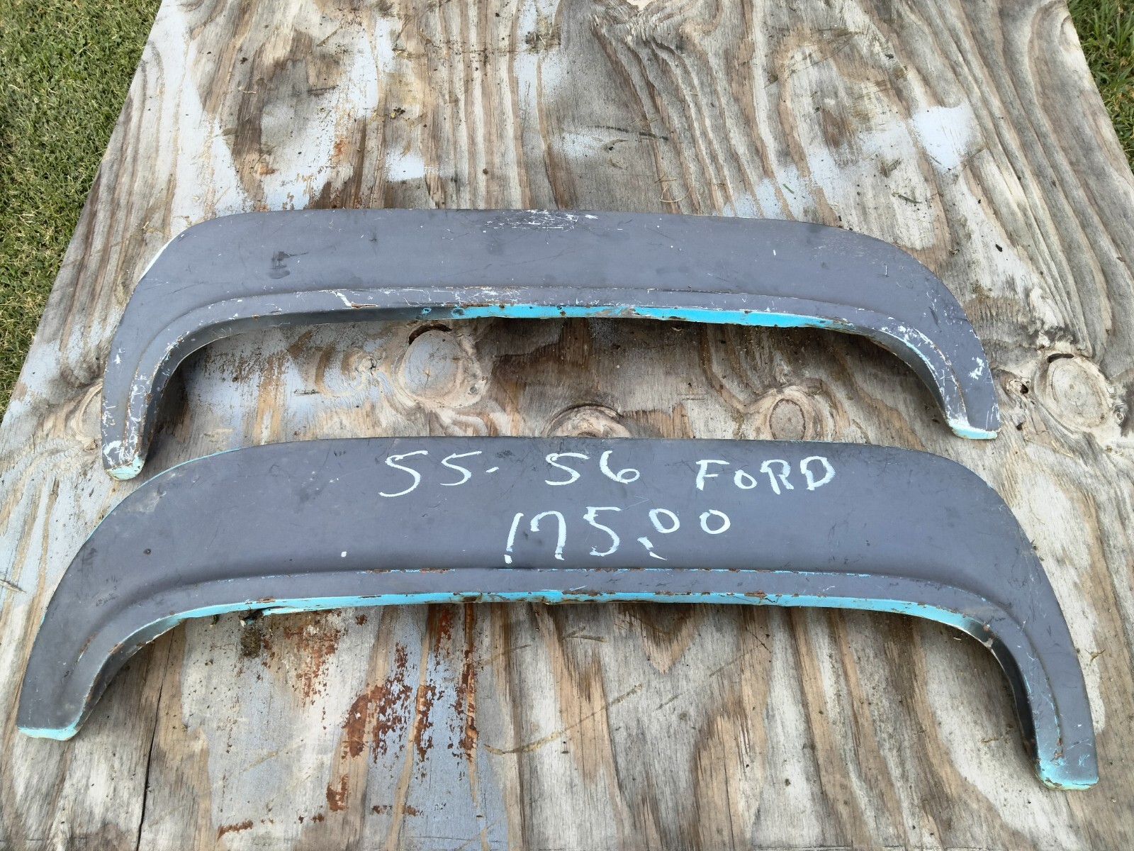 Pair of 1955 1956 Ford Rear Fender Skirts FWS 956 | eBay
