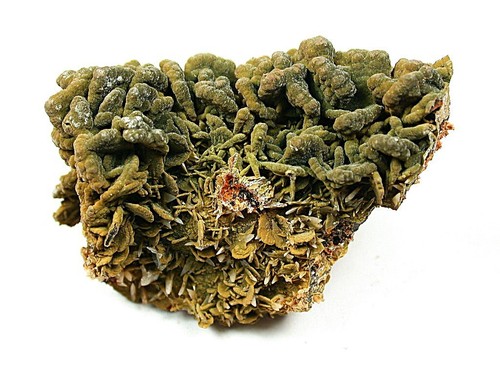 MINERALS : BOTRYOIDAL MOTTRAMITE ON FRONT AND BACK FROM THE OJUELA MINE ...