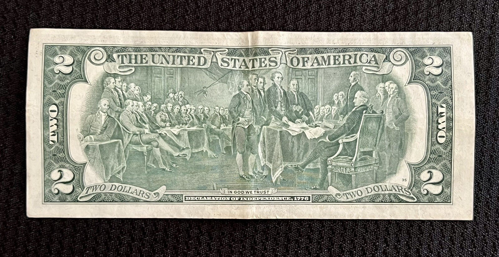 1976 $2 Dollar Bill Low Serial # With Double Digits, VERY RARE, U.S.A ...