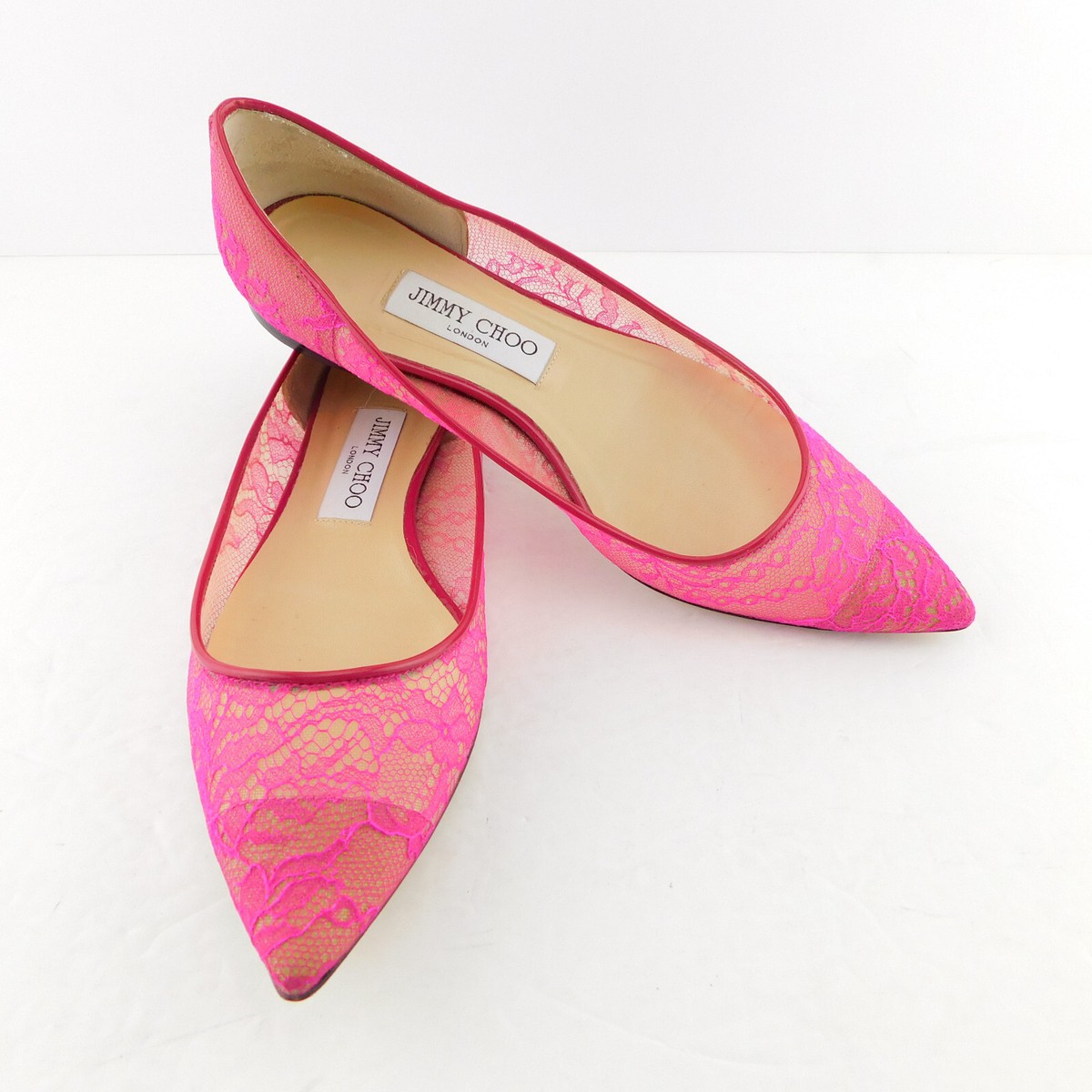 Hot Pink Flat Shoes