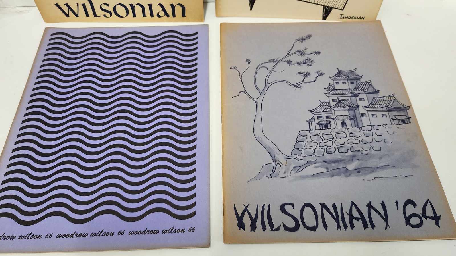 Lot of 4 Vintage Yearbooks Wilsonian 1959, 1962, 1964, 1966 Wilson High ...