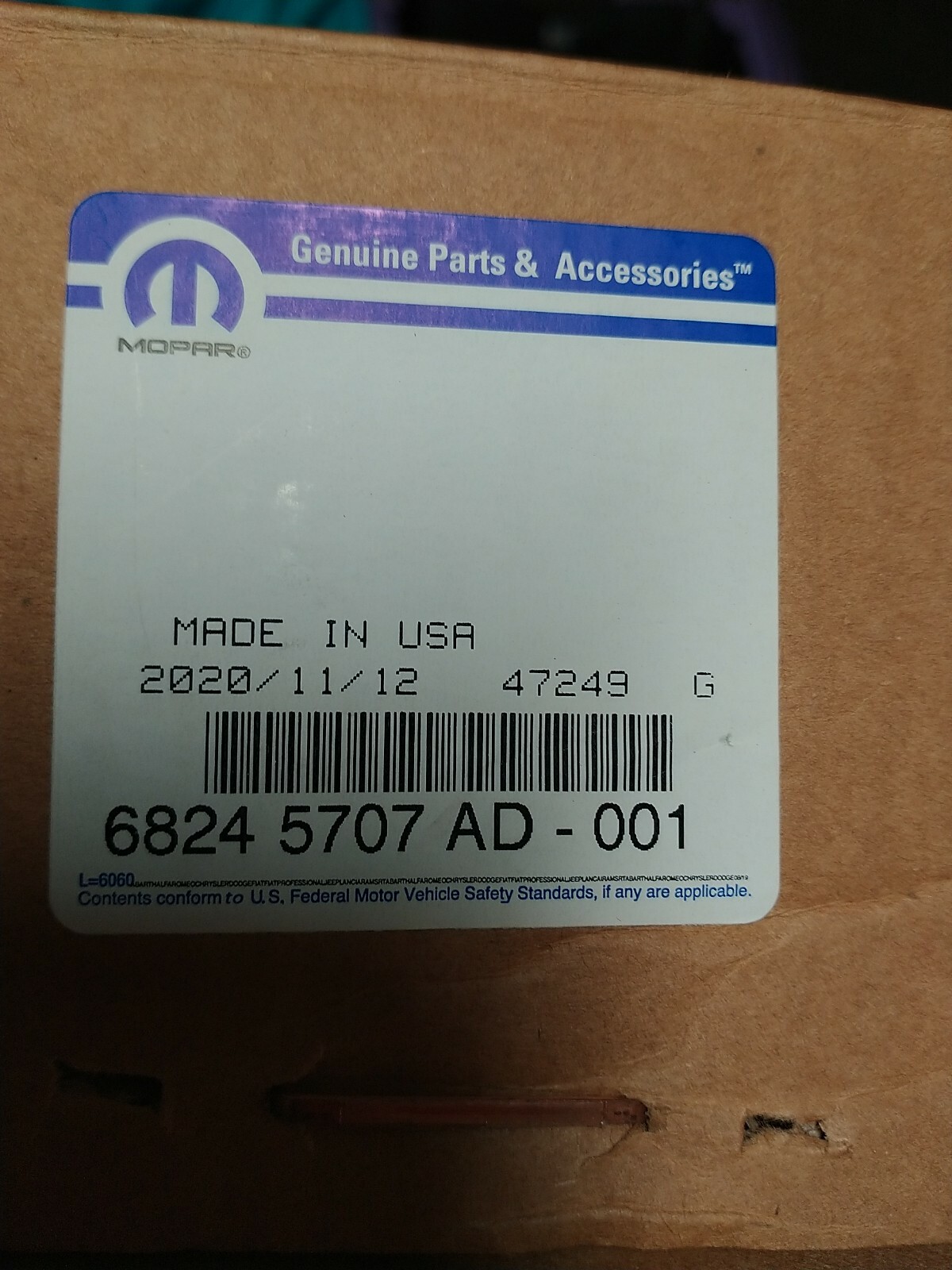 2017-21 JEEP GRAND CHEROKEE Durango 3.6L REAR MAIN SEAL OEM 68245707AD ...