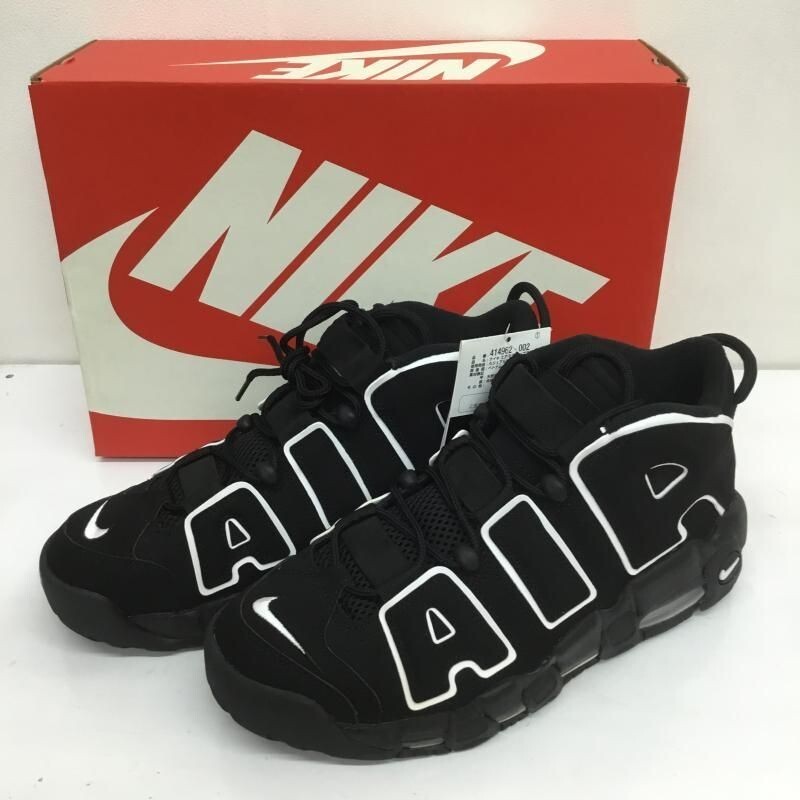 Nike Air More Uptempo Release Black White 414962-002 Men's US6-11 New w ...
