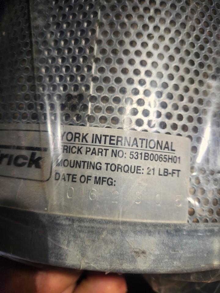 Frick 531B0065H01 RXF 58 68 Filter Super Coalescing Element Johnson ...