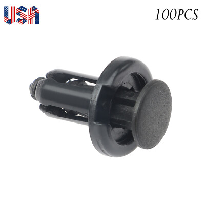 100 PCS Bumper Hood Fender Splash Guard Retainer Clips Fasteners for ...