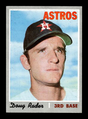Doug Rader 1970 Topps MLB Baseball #355 Houston Astros Set-Break | eBay