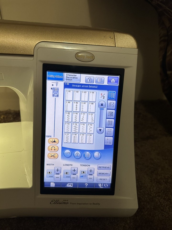 babylock ellisimo gold | eBay