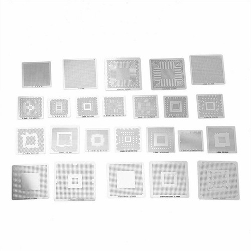 Convenient 130pcs Reballing Rework Stencils Set with Direct Heating ...