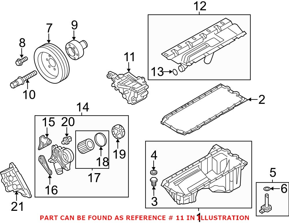 11417573747 11-13 BMW 135i Engine Oil Pump N55 29399 for sale online | eBay