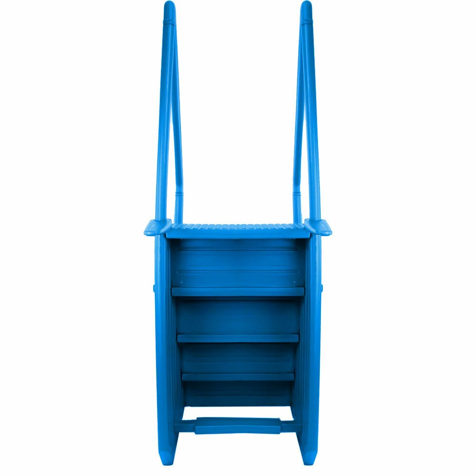 Aqua Select 28" Wide Above Ground Heavy Duty Swimming Pool Step Ladder ...